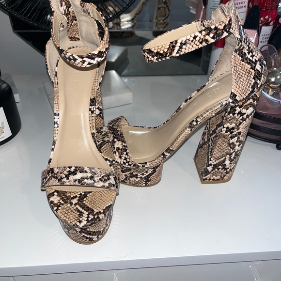 Wild Diva | Shoes | Snake Skin Platform Heels | Poshmark